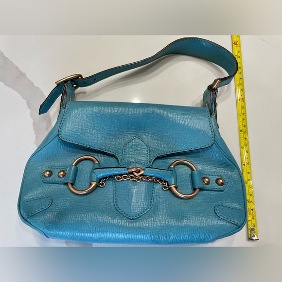 Gucci | Bags | Gucci Equestrian Horse Bit Design By Tom Ford Turquoise ...